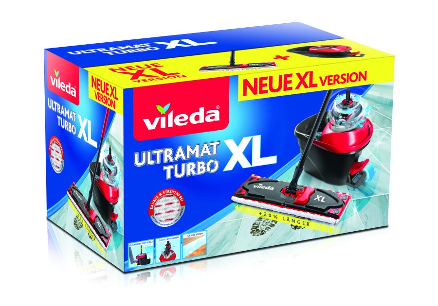 Mop obrotowy płaski Ultramat turbo XL 42 cm VILEDA - VILEDA - Mopy obrotowe
